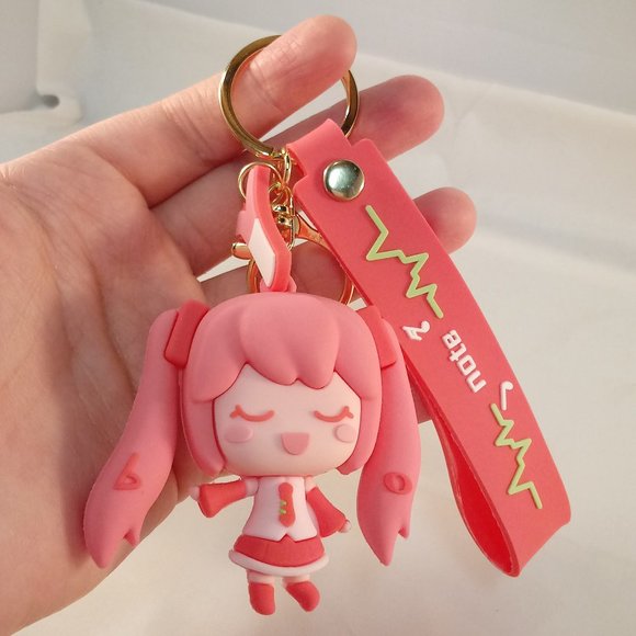 Accessories | Hatsune Miku Key Chain Key Ring Music Character Figurine ...